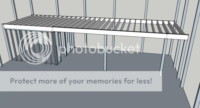 Post spacing for beam to support a loft | Pirate 4x4