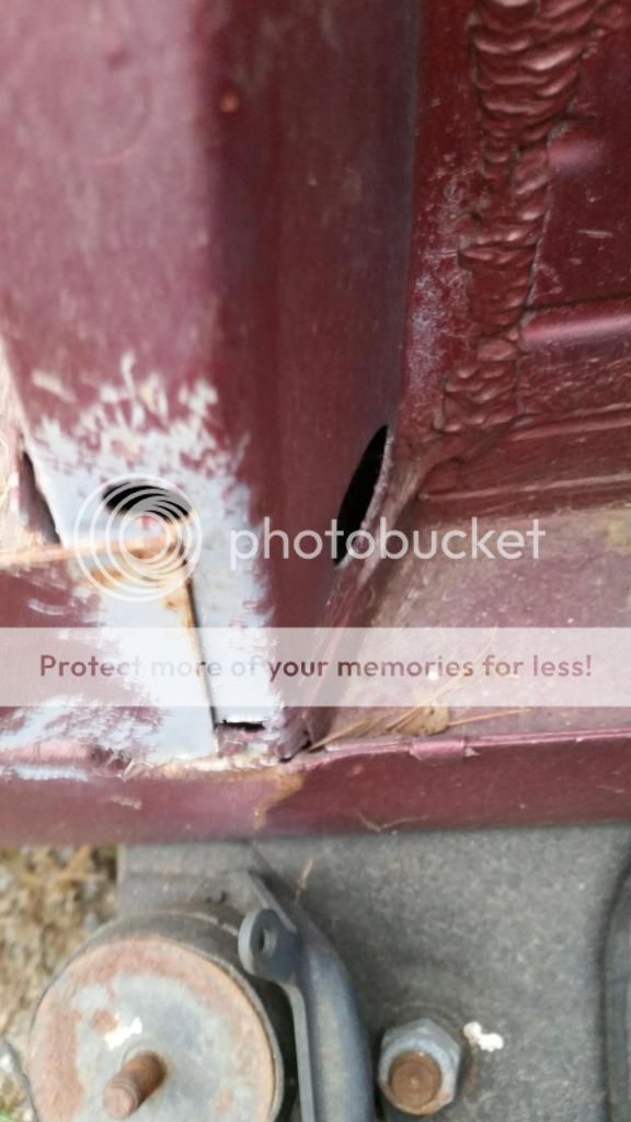 e30 front frame rail damage, what to do?