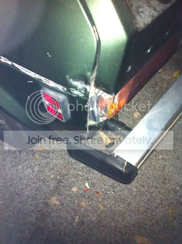 my neighbor backed into my car | VW Vortex - Volkswagen Forum